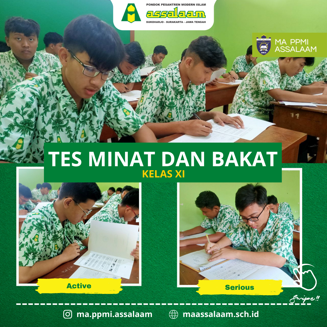 Update MA – Madrasah Aliyah Assalaam